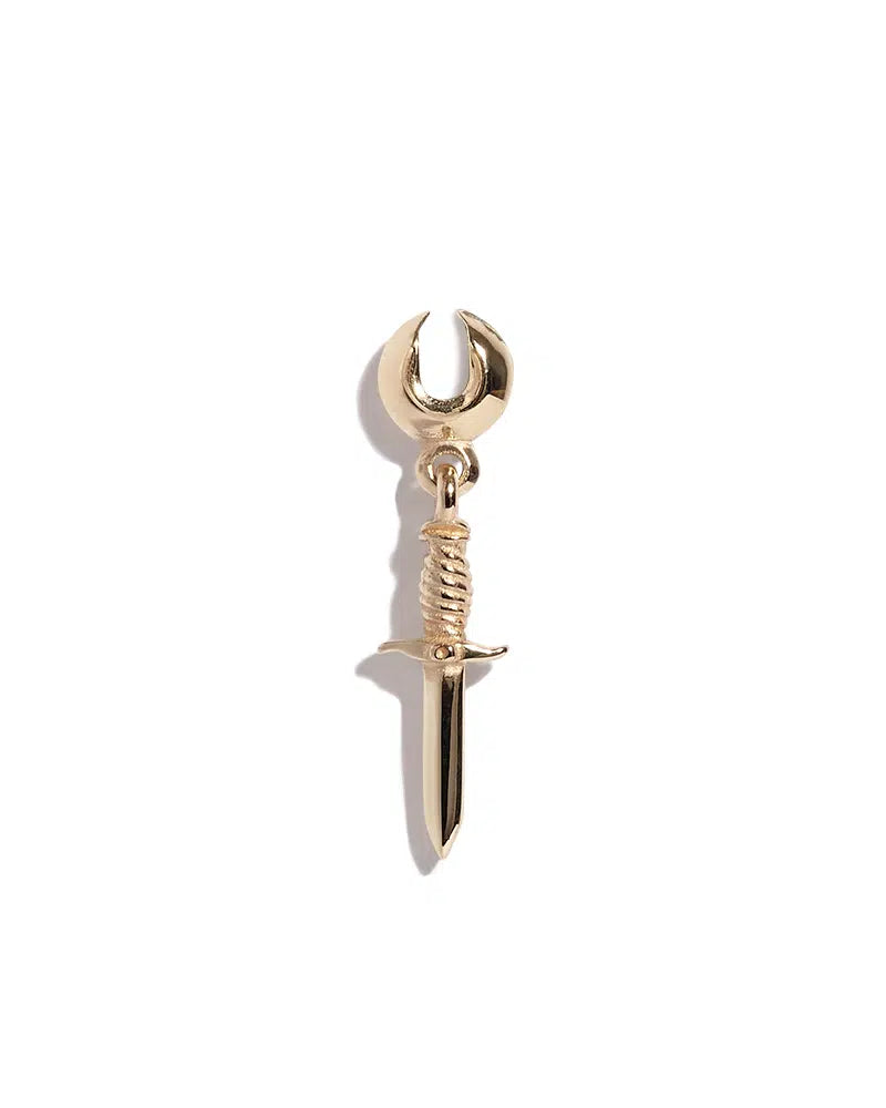 Solid 9ct Gold Sammi Dagger Charm – The Great Frog London