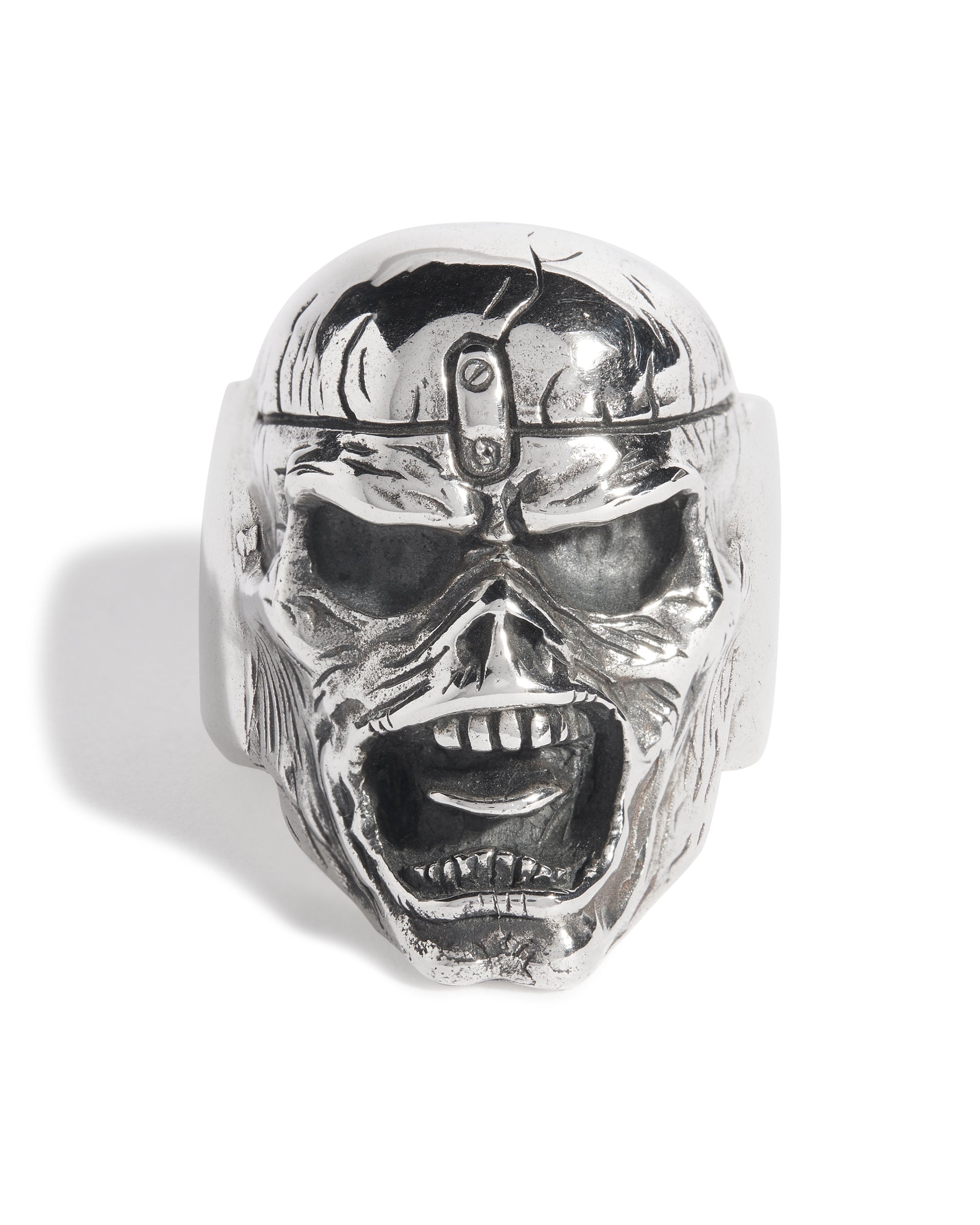 Iron Maiden 'Piece Of Mind Eddie' Ring – The Great Frog London